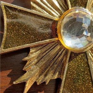 Richard Serbin | Jewelry | Richard Serbin Vintage Green Maltese Cross ...